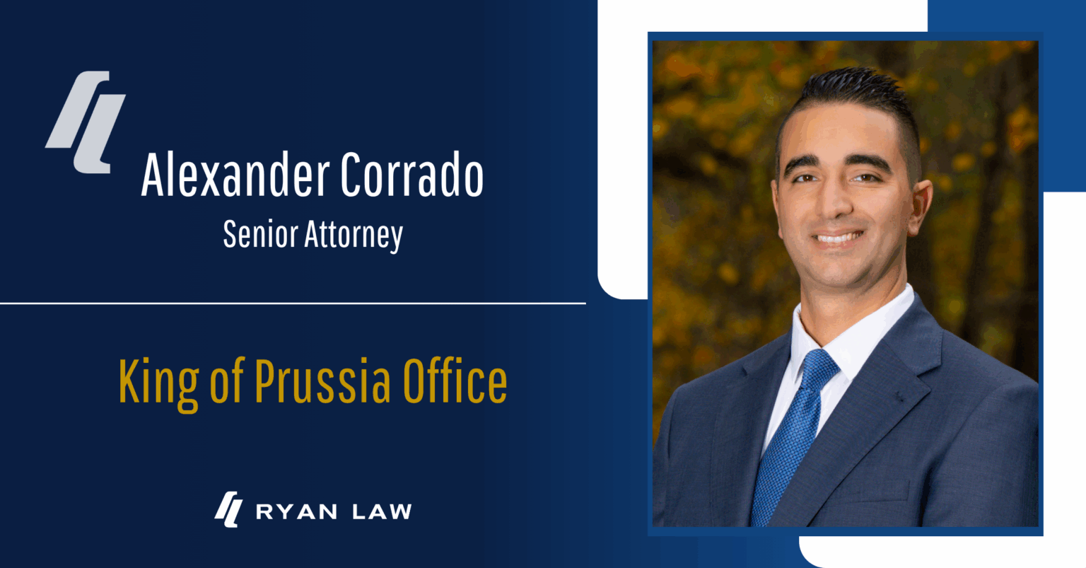 Ryan Law Welcomes Alexander Corrado, Senior Attorney | Ryan Law